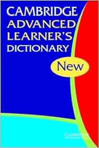 Cambridge Advanced Learner's Dictionary: Cambridge: 9780521531054 ...