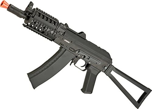 Evike Airsoft - CYMA Stamped Steel AKS-74UN RAS Airsoft AEG Rifle with ...