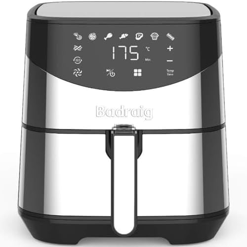 Badraig Rapid Air Fryer by Badraig, stainless steel, 1700 W Digital ...