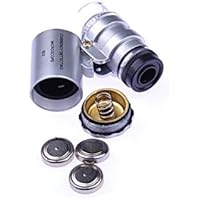Amazon.com: 60X Currency Detecting Microscope Loupe LED Magnifier ...