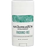 Amazon.com : Schmidt's Natural Deodorant, Fragrance-Free, 2 Ounce : Beauty