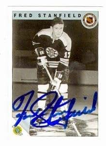 Fred Stanfield autographed hockey card (Boston Bruins) 1992 Ultimate ...