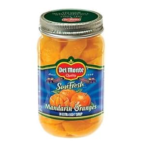 Amazon.com : Del Monte Jarred Fruit 19oz - 20oz Glass Jar (Pack of 4 ...