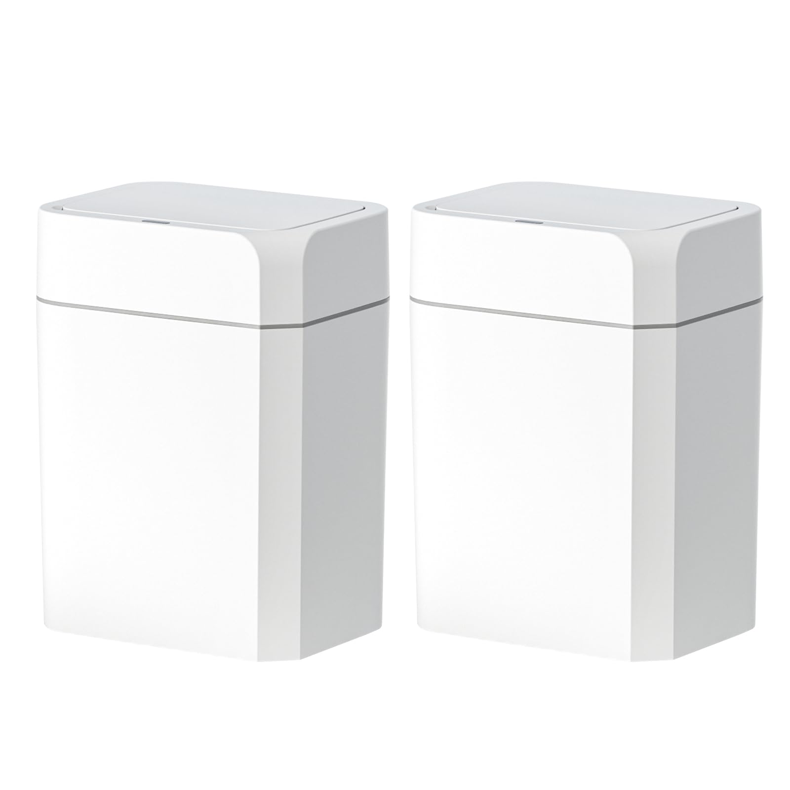 ELPHECO Motion Sensor Trash Can with Lid 3.5 Gallon Automatic Small ...