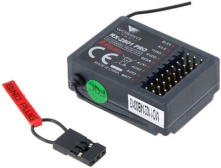 Walkera RX-2801 Pro 8CH 2.4GHz Receiver for RC Helicopter (Black ...
