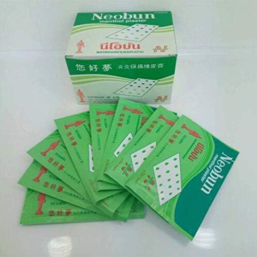 Neobun menthol plaster cool relief pain muscular muscle ache back ...