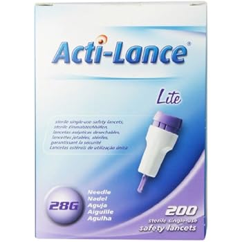 Amazon.com: Acti-Lance Lite Single Use Lancets, 200 Count: Health ...