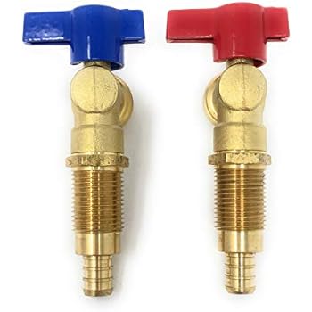 Washing Machine Valves 1/2" F1960 PEX x 3/4" MHT [3070] - - Amazon.com