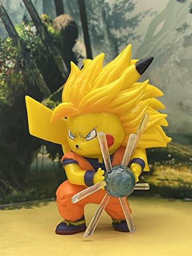 DBZ Anime Action Figure Pika-Choo Pika Figurine Cosplay Goku Figure ...