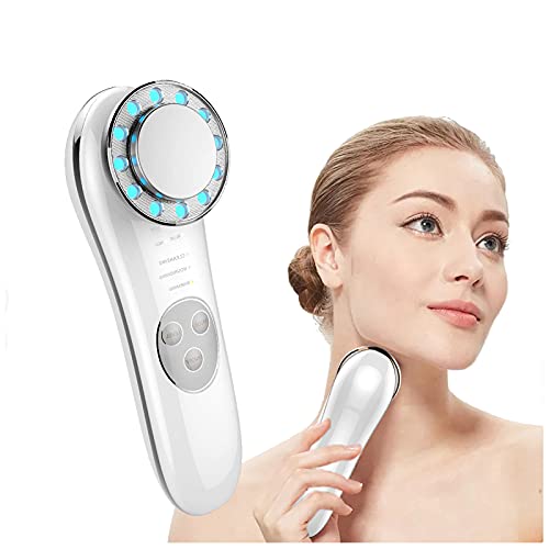Face Massager - 7 in 1 Multifunctional Skin Tightening Machine - Cold ...