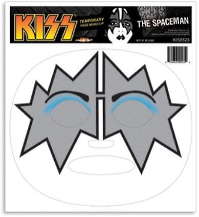 Amazon.com: KISS - Spaceman Temporary Face Makeup: Clothing