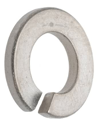 Stainless Steel 18-8 Helical Spring Split Lock Washer, ANSI #6 .148" ID ...