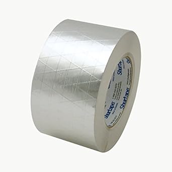 Shurtape AF-982 FSK (Foil/Scrim/Kraft) Tape: 3 in. x 50 yds. (Silver ...