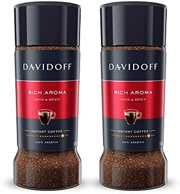 Davidoff Rich Aroma | Instant Coffee |100g Instant Coffee | Pack of 2 ...