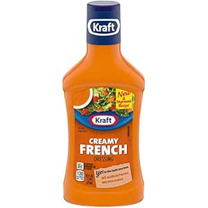 Amazon.com : Kraft Creamy French Salad Dressing (16 fl oz Bottles, Pack ...