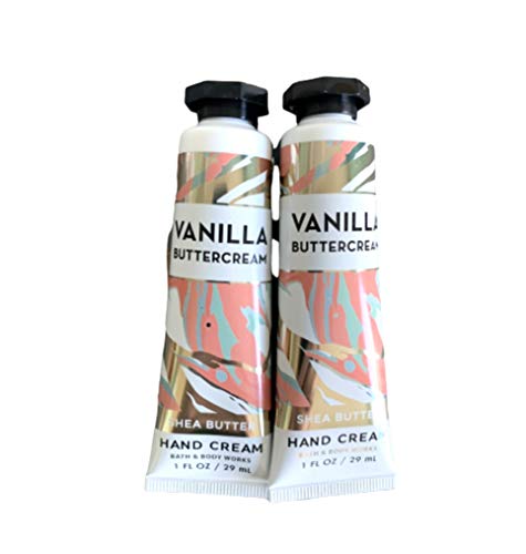 Bath and Body Works 2 Pack Vanilla Buttercream Hand Cream. 1 oz ...