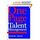 One Page Talent Management: Eliminating Complexity, Adding Value: Marc ...