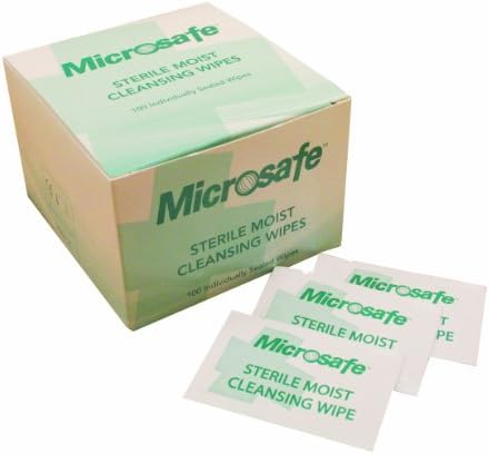 Microsafe sterile moist cleansing wipes- Box of 100 price in Saudi ...