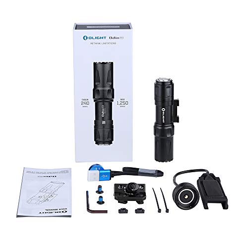 OLIGHT Odin Mini 1250 Lumens Ultra Compact Rechargeable Mlok Mount ...