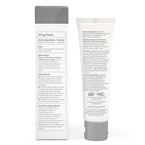 CariFree Gel 1100 (Mint): Anti-Cavity Toothpaste | Cavity Prevention ...