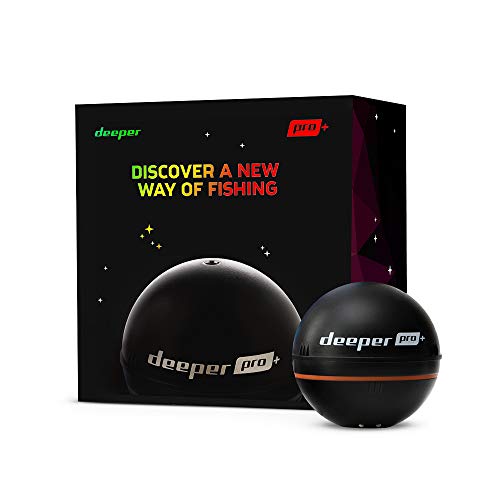 Deeper PRO+ Castable and Portable Fish Finder for Kayaks Boats on Shore ...