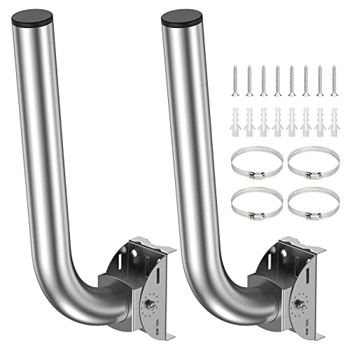 2-Pack Universal Wall-Mounted/Hold Pole Bracket Mounts for AP, Antennas ...