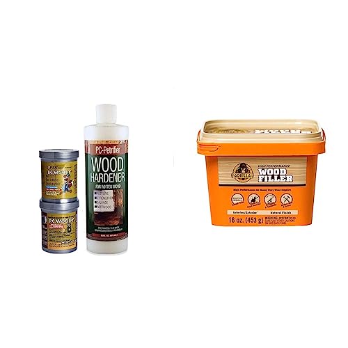 PC-Products PC-Woody Wood Repair Epoxy Paste, Two-Part 12 oz, and PC ...