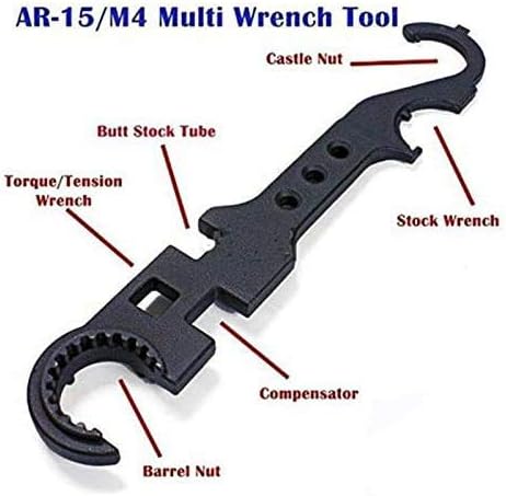 WADSN Tactical Armorers Rifle Combo Wrench Barrel Nut Stock Tool for ...