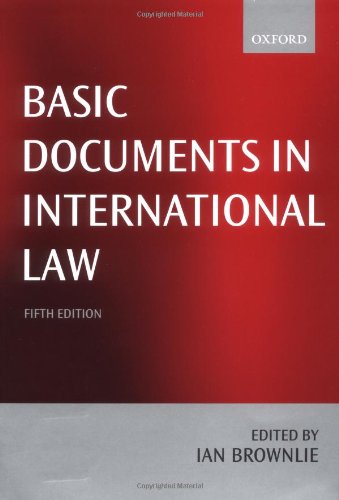 Basic Documents in International Law: Brownlie CBE QC, Ian ...