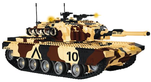 Mega Bloks ProBuilder M1A1 Abrams Tank, 850 Pieces, 9734 Mega - Want It All