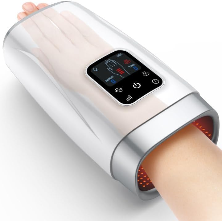 QMKGEC Hand Massager with Heat and Compression for Arthritis Carpal ...