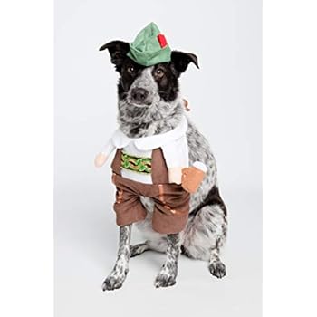 Amazon.com : Anit Accessories Lederhosen Dog Costume, 8-Inch : Pet ...