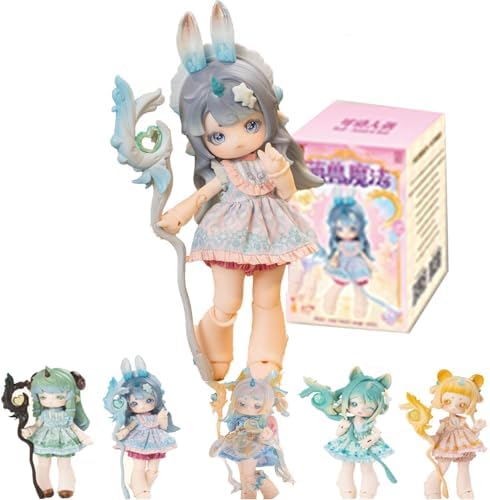 GNATAPIAY 1/12 BJD Dolls Blind Box,Kawaii BJD Dolls Cute Beast Magic Series Ball Jointed Doll ...