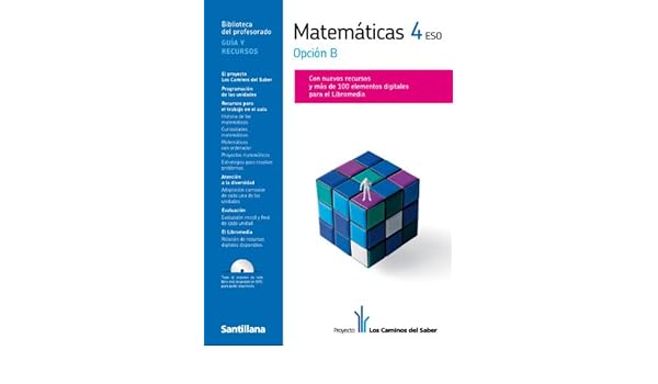 Libro Matematicas 4 Eso Santillana Opcion B - Leer un Libro