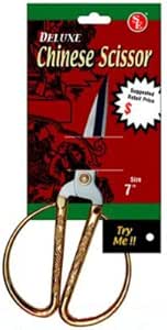 Amazon.com : PROFESSIONAL Chinese Scissors All-Metal-Construction ...