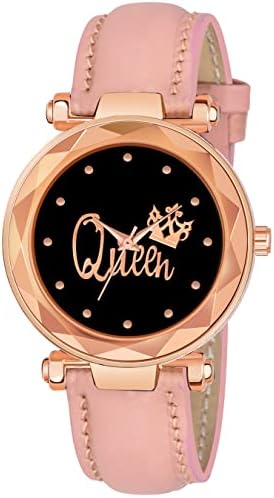 CERO Queen Dial Leathers Strap Analog Women and Girls Watch, Multi ...