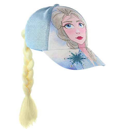 Disney Frozen Queen Elsa & Anna Baseball Cap With Faux Hair Braid ...