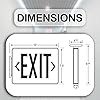 Ciata 6 Pack Led Emergency Exit Sign with Battery Backup - Emergency ...