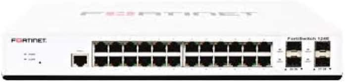 Fortinet FS-124E-FPOE FortiSwitch 124E-F-POE - Interruptor Ethernet (24 ...