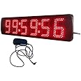 Amazon.com: AZOOU 5-inch 5 Digits LED Countdown/up Clock With Tripod ...