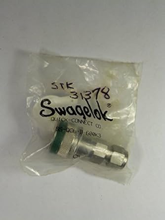 Swagelok SS-QC6-B-600K3 Quick Connect 3/8" Tube Fitting: Amazon.com ...