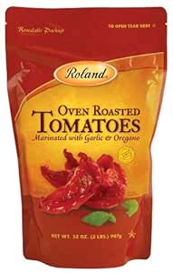 Amazon.com : Roland Oven Roasted Tomatoes, 32-Ounce Pouch (Pack of 3 ...