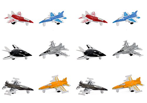 Купить 12 Piece Mini Diecast Metal Fighter Jets Air Force Set (1 Dozen ...