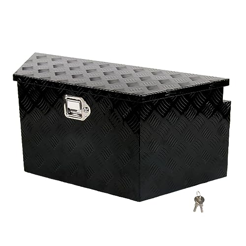 FGJQEFG 34 Inch Aluminum Utility Trailer Tongue Tool Box Wide Trailer ...