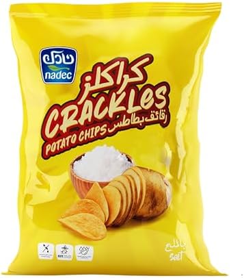 Nadec Crackles Salt Chips 155g price in Saudi Arabia | Amazon Saudi ...