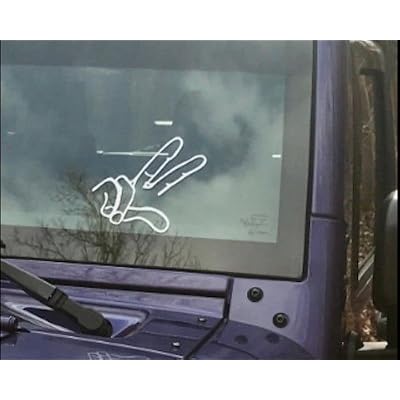 White Vinyl Jeep Wave Decal for CJ, CJ5, CJ7, Australia | Ubuy