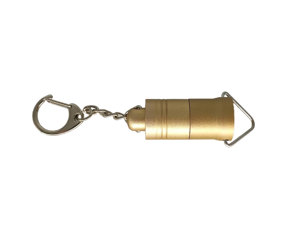 Magnetic Security Lock Key with Keychain,Peg Stop Lock Magnet Key, Gold ...