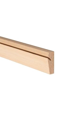 STAS Riva - 47 inch Wooden Picture Rails - Robust Wood Art Hanging ...