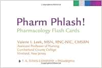 Pharm Phlash!: Pharmacology Flash Cards: Leek, Valerie I ...