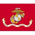 Amazon.com - Official United States Marine Corps Flag Sticker (red ...